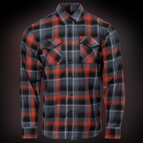 DIXXON | Shirts | Dixxon Mens Medium 2 Grey And Orange Flannel New In ...